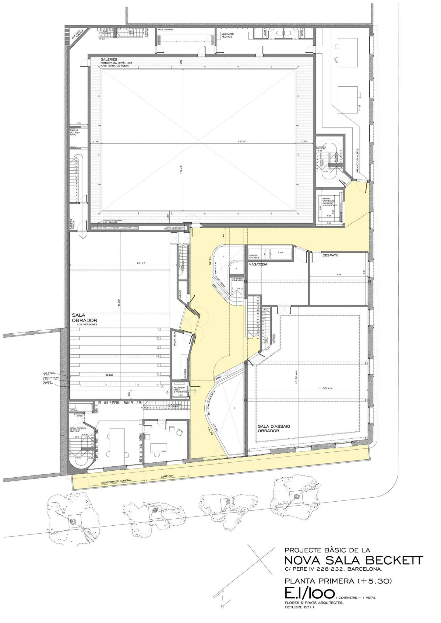 New Sala Beckett, Flores Prats – BETA