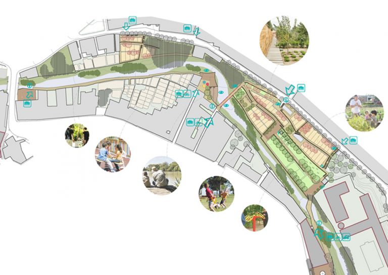 River walk with recreational areas, XCM Arquitectura – BETA