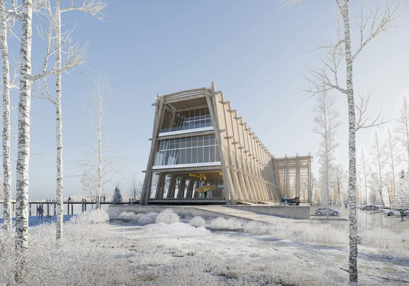 National Log Driving Museum, Luca Poian Forms – BETA