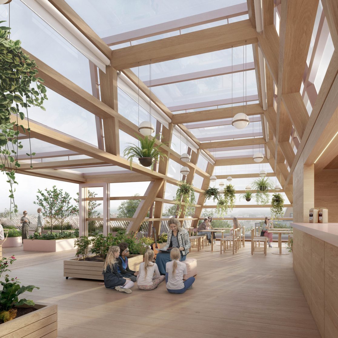 Sølvtaket Rooftop, Curve Studio + Local + Schjelderup & Gram – BETA